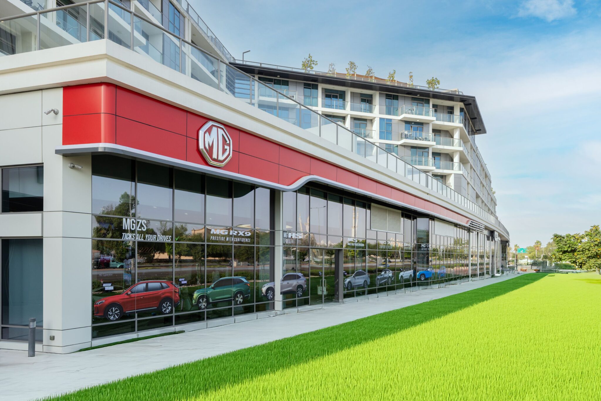 MG Motor And Inter Emirates Motors Launch Flagship Abu Dhabi Showroom ...